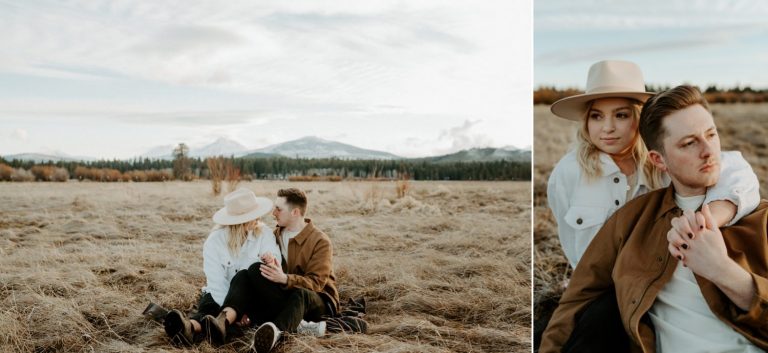 Black Butte Ranch Couple Session, Sisters Oregon